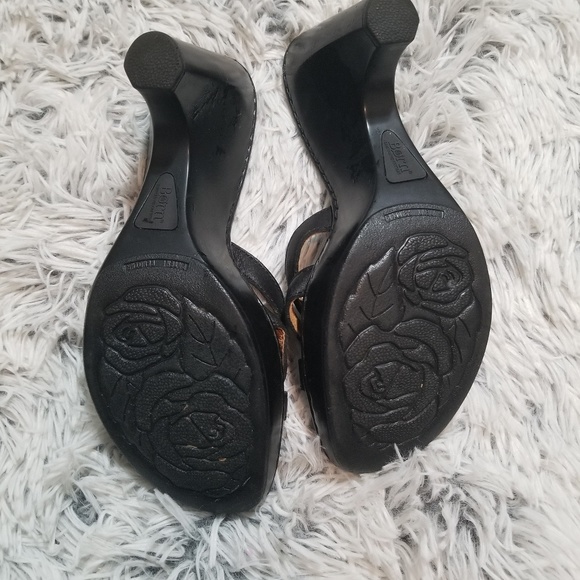 Born | Shoes | Born Heels Sandals Flower Detail Size 8 | Poshmark